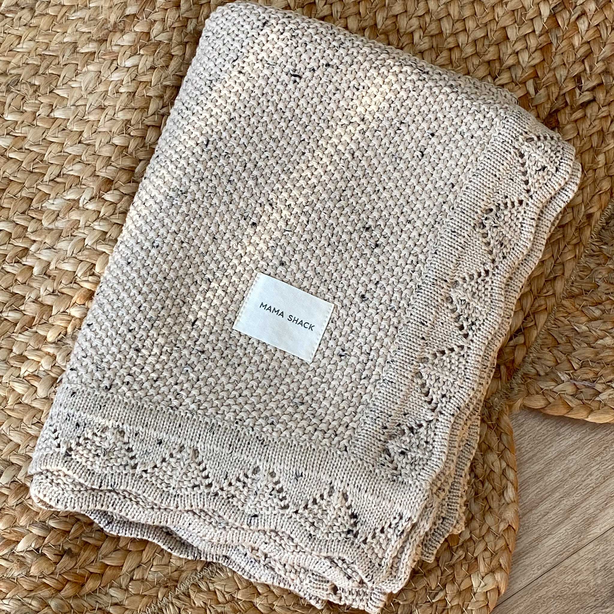Knitted Baby Blanket – Mama Shack