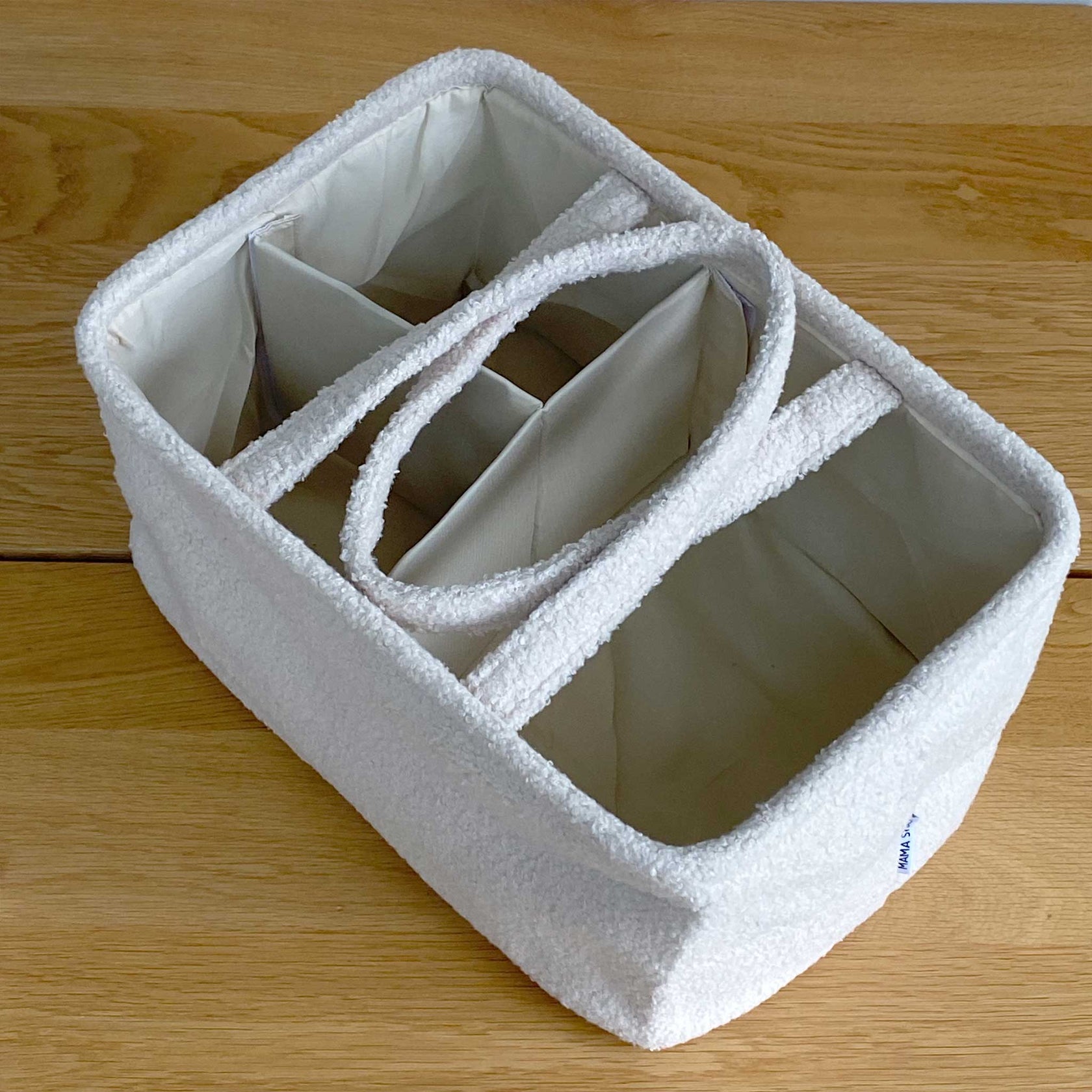 Nappy Caddy - Teddy Fleece - Ivory – Mama Shack